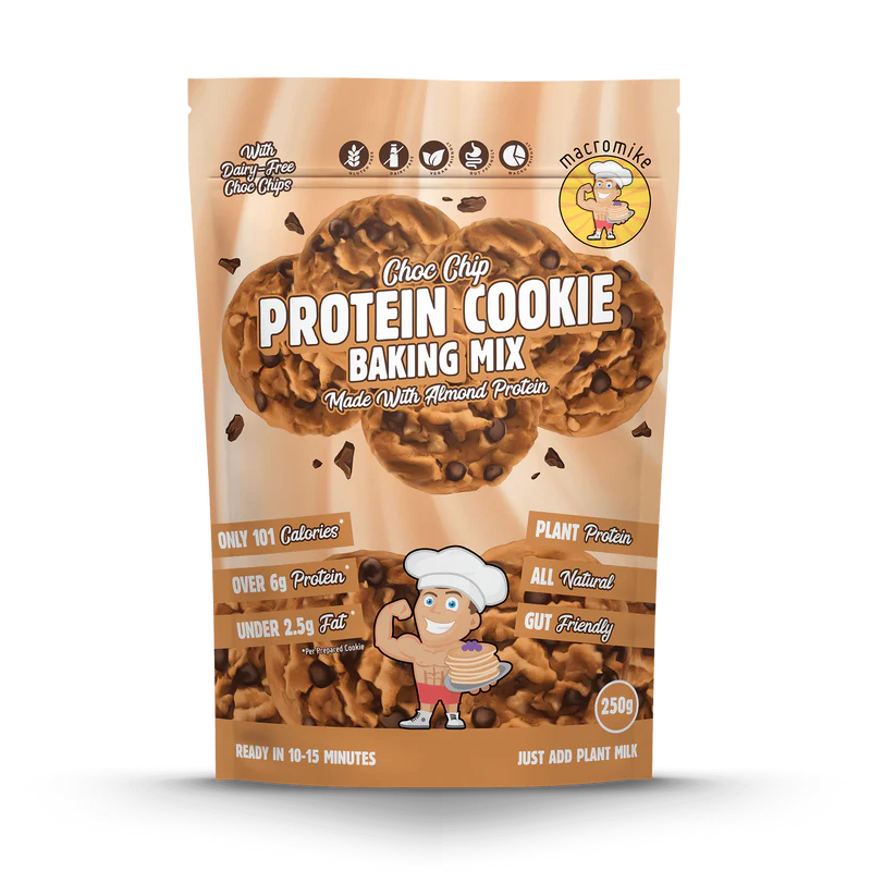 Macro Mike Baking Mix - Chocolate Chip Cookie - 250g – Supplement Shack
